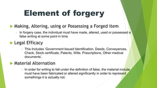 Forgery | PPT