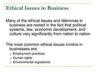 Business Ethics | PDF