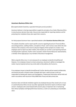 Business Ethics | DOC | Human Resources | Business