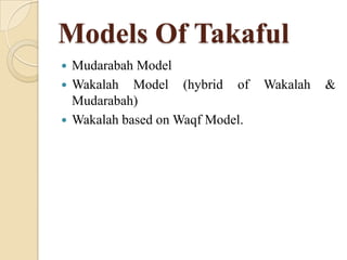 Insurance Vs Islamic Insurance(takaful) | PPTX