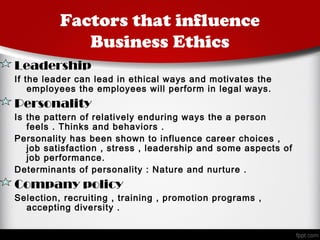 Business ethics.. | PPT