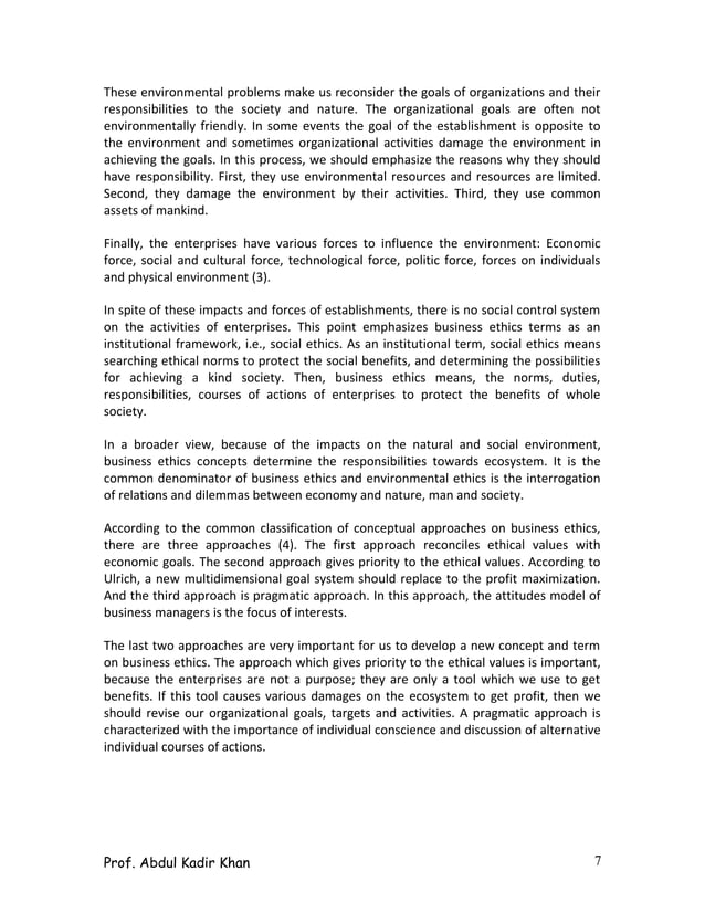 Business ethics | PDF