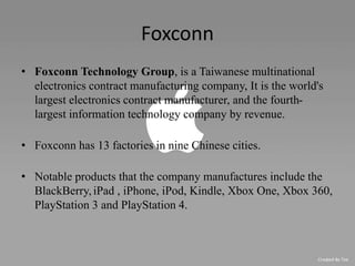Apple As UnEthical .Foxxcon China! | PPT