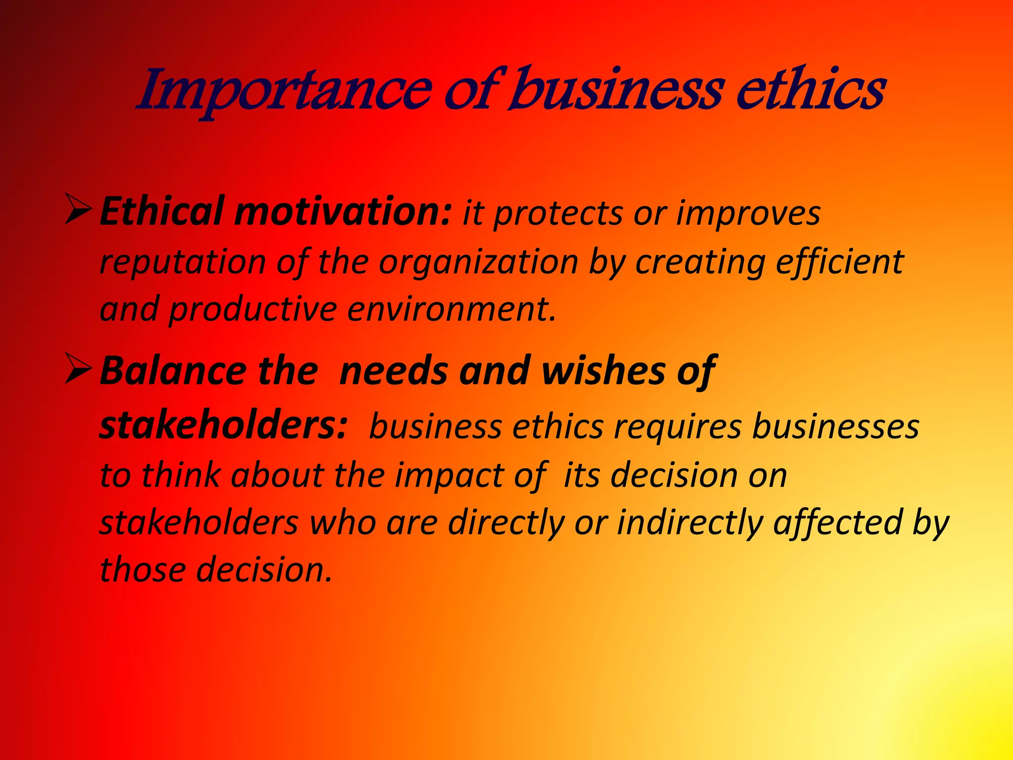 Business ethics | PPTX