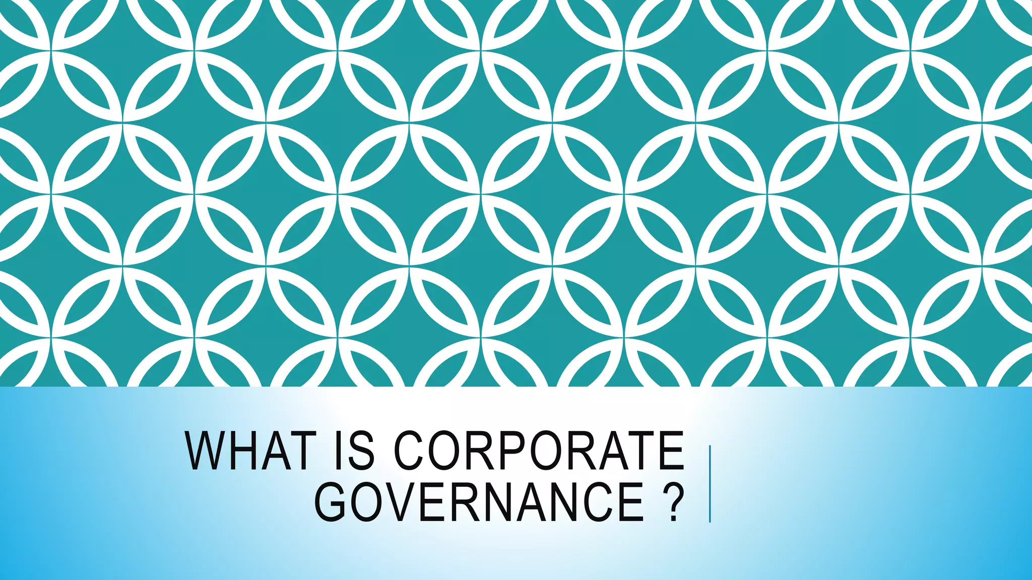 Corporate Governance | PPTX