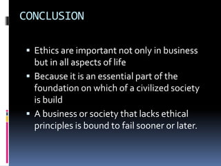 Business ethics | PPTX | Business | Business and Finance