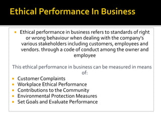 Business ethics | PPTX