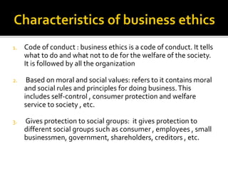 Business ethics | PPTX