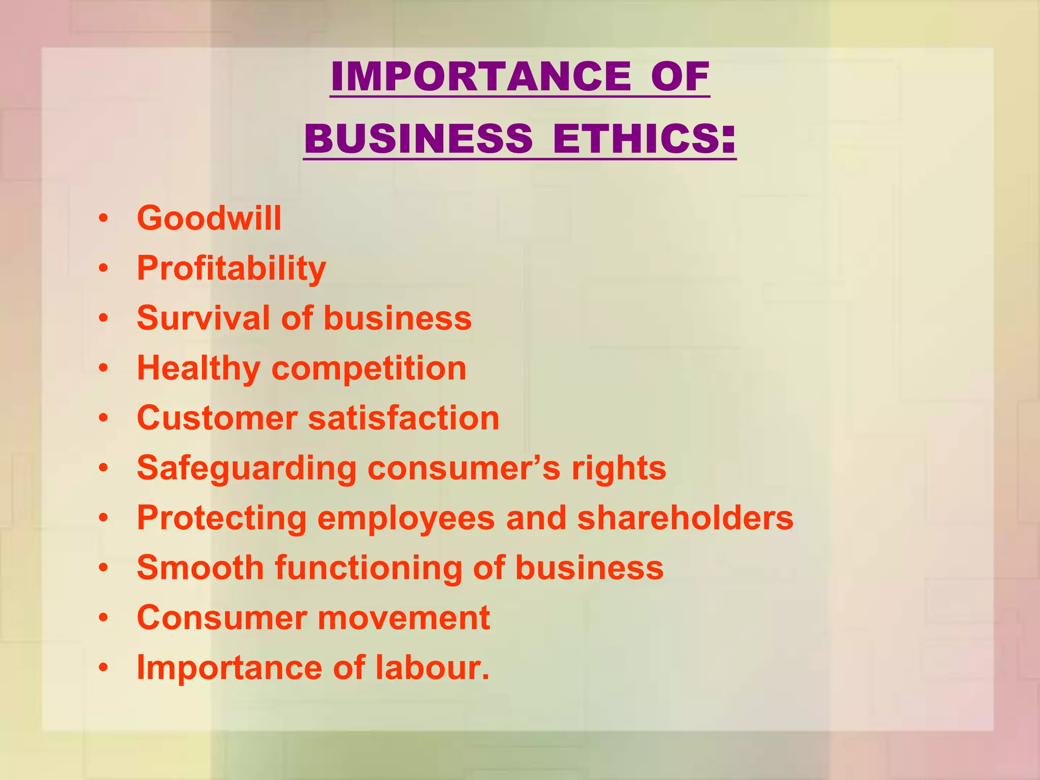 Introduction to Business Ethics | PPTX