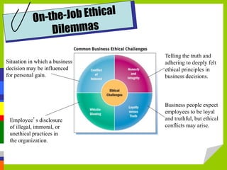 Business Ethics.ppt | Business | Business and Finance