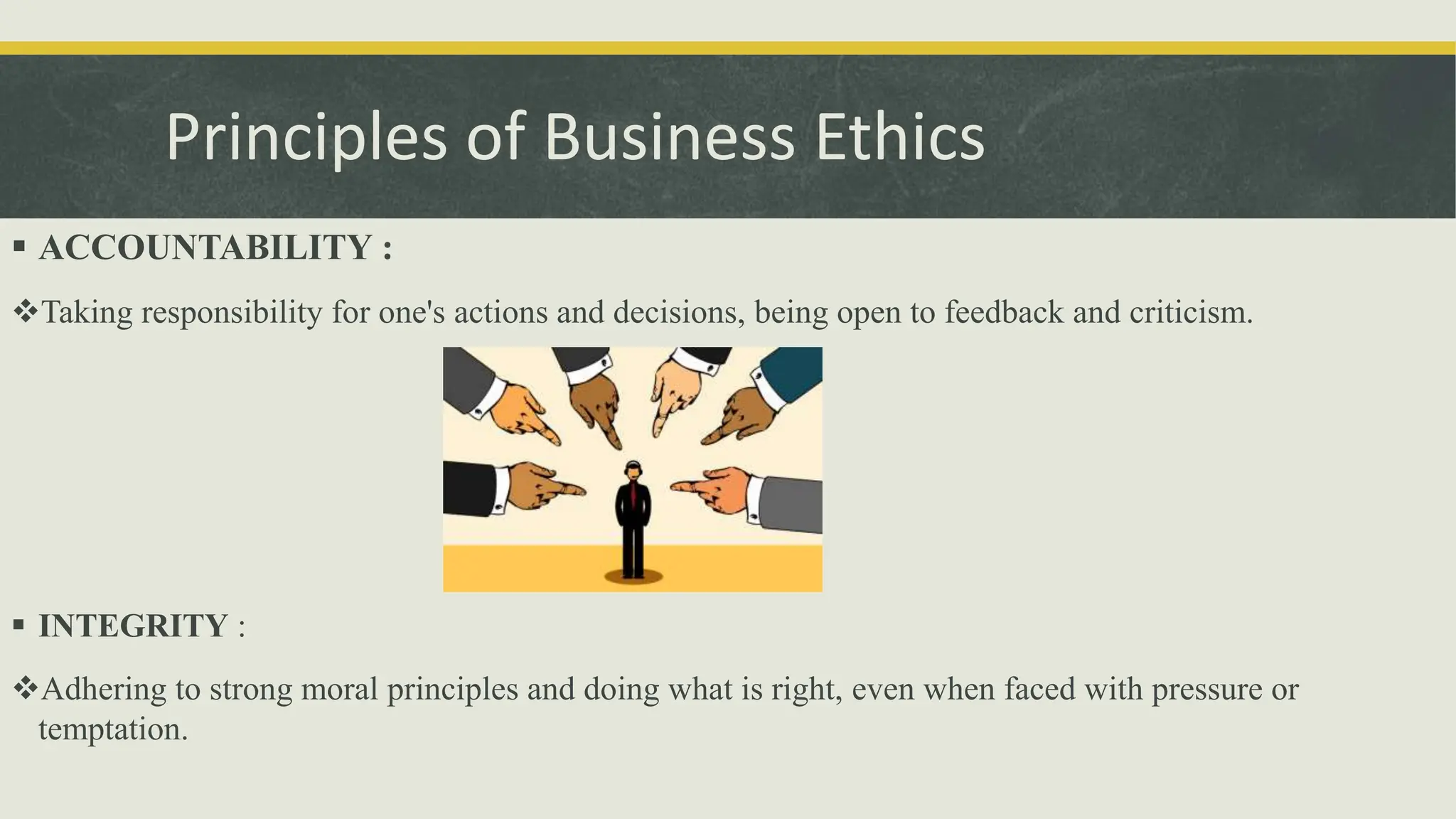 PPT Regarding Principles of Business Ethics | PPTX