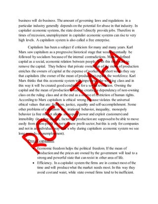 Capitalism vs Socialism | DOCX