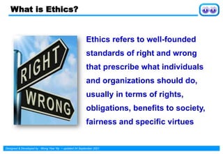 Right Vs Wrong Ethics