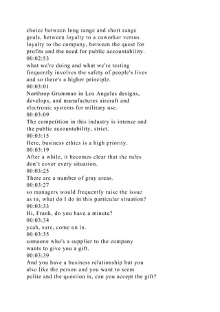 Business Ethics A 21st-Century Perspective (Transcript)Video .docx