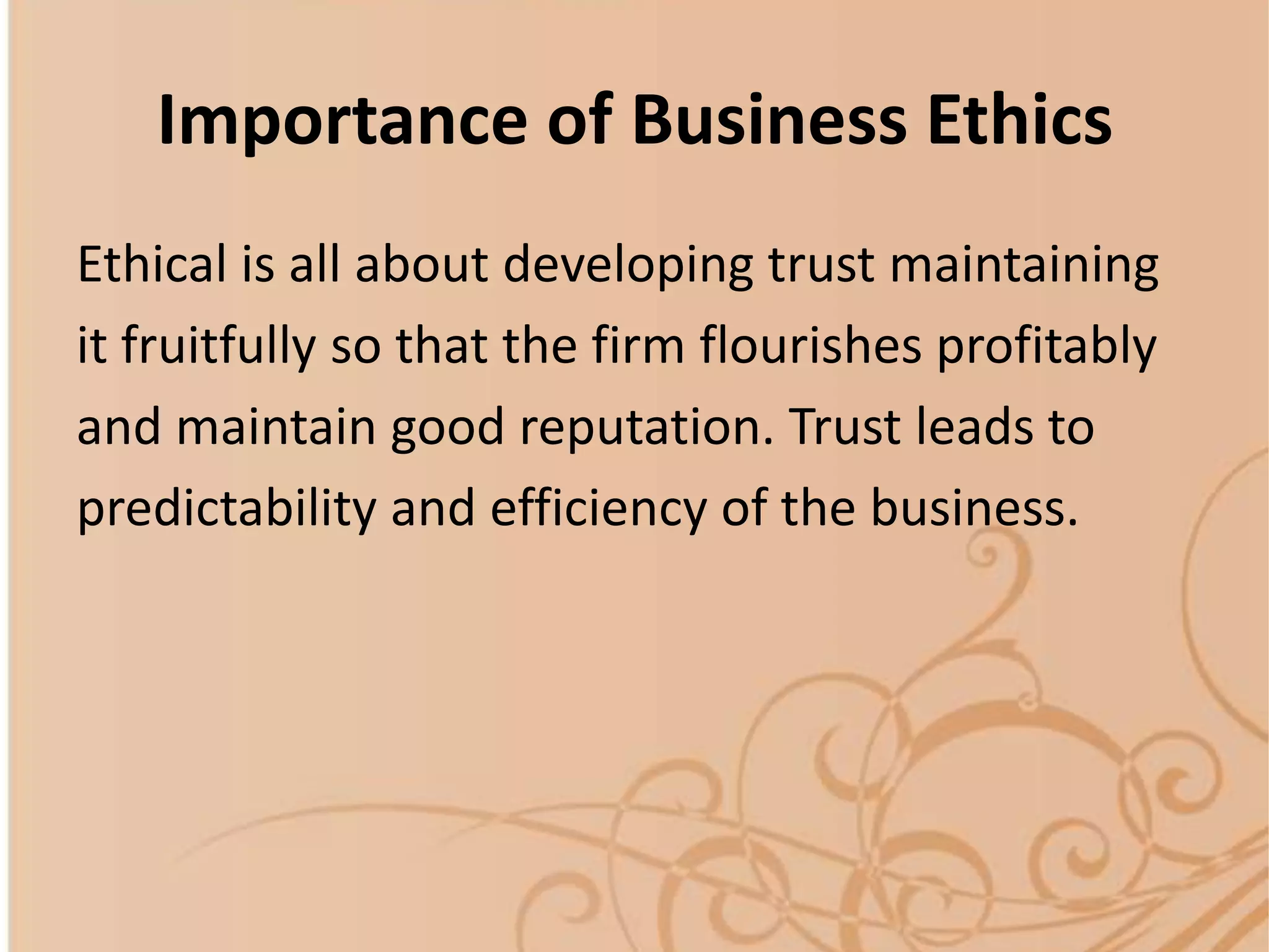 Business ethics and Corporate Governance | PPTX