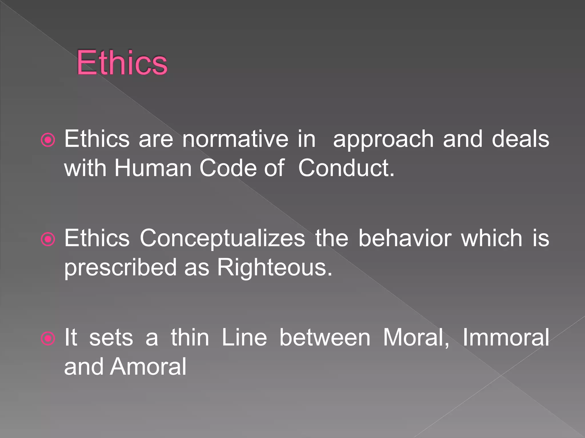 Business Ethics and Corporate Excellence | PPTX