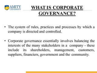 Business Ethics and Corporate Governance | PPTX