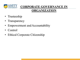 Business Ethics and Corporate Governance | PPTX