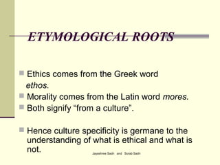 Business ethics and value centered management | PPT