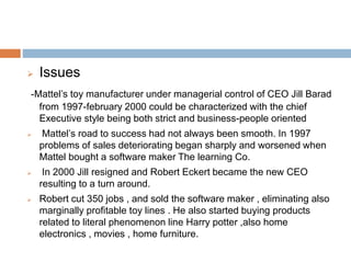 Business ethics assignment- MATTEL INC. | PPTX