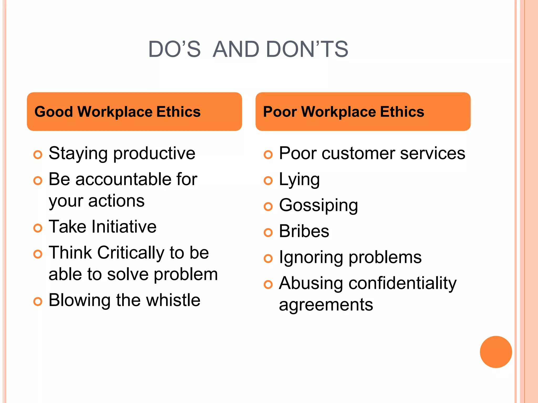 Business ethics atworkplace (1) | PPTX