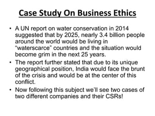 Business ethics case study | PPTX