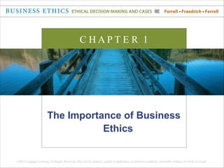 Business ethics ch 1 | PDF
