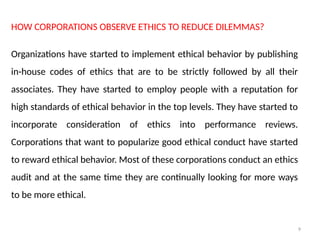 Business Ethics, Chapter 3.pptx for business students | PPTX