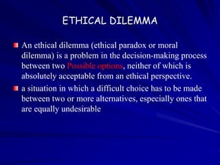 Ethical Dellama Business Ethics.ppt