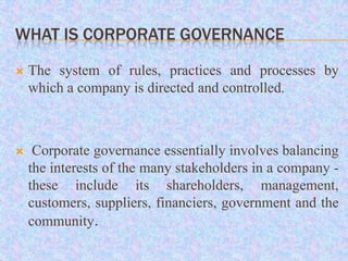 Business ethics & corporate governance | PPTX