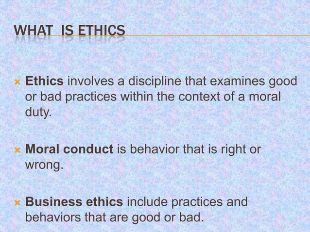 Business ethics & corporate governance | PPTX | Business Administration ...