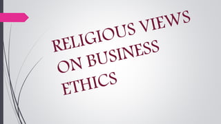 Business ethics kishore | PPT