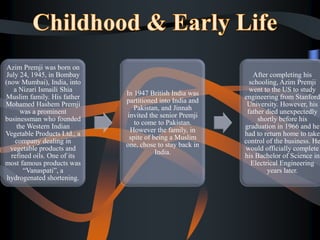 Azim Hashim Premji | PPT