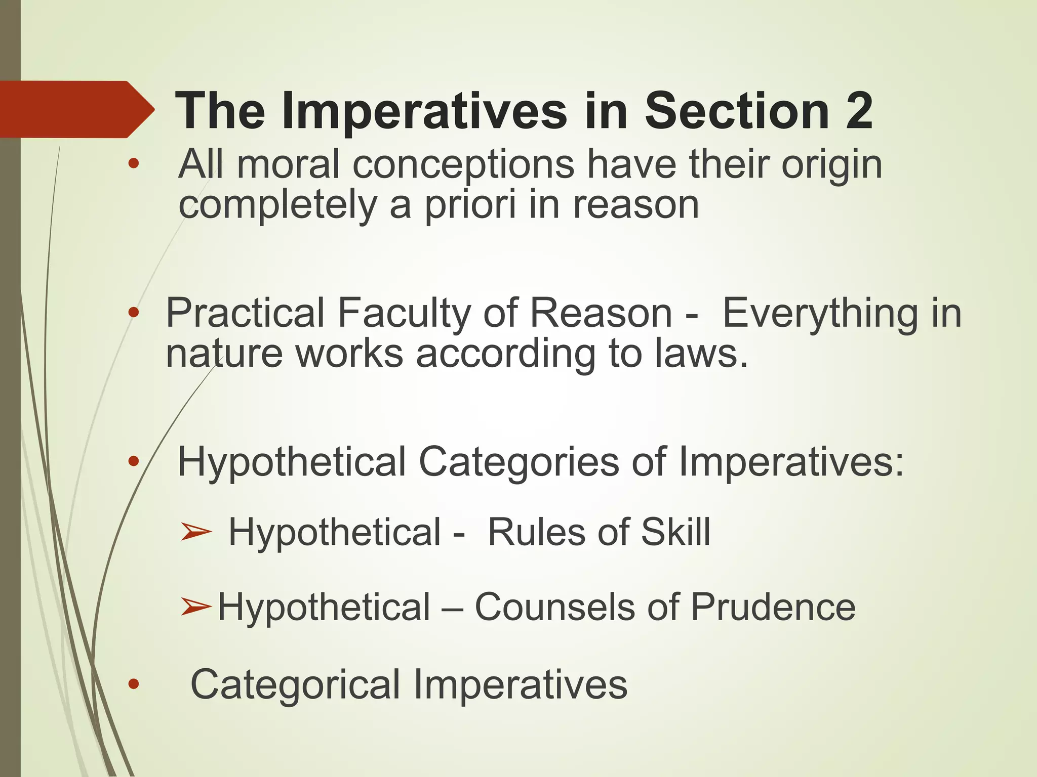 Business Ethics - Metaphysics of Morals by Immanuel Kant | PPTX