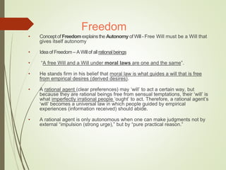 Business Ethics - Metaphysics of Morals by Immanuel Kant | PPTX