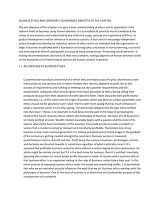 Business ethics module_1 | PDF