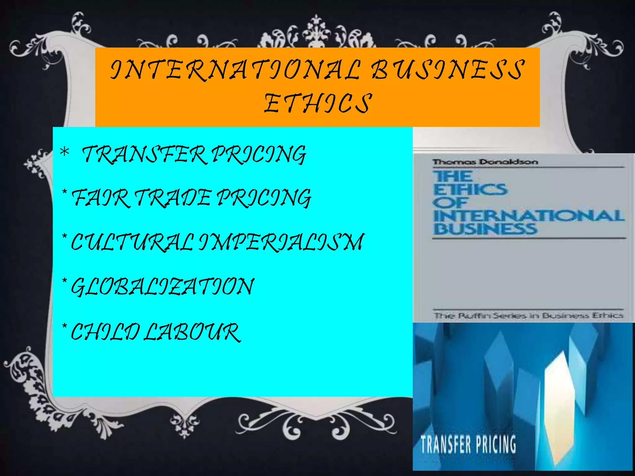 types of Business ethics ppt | PPTX
