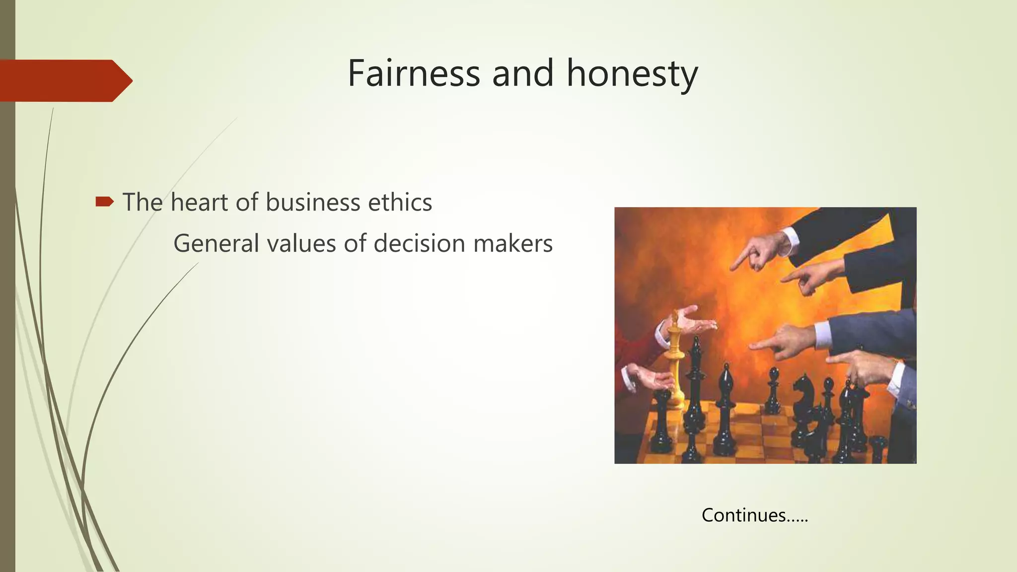 Business ethics(presentation) | PPTX