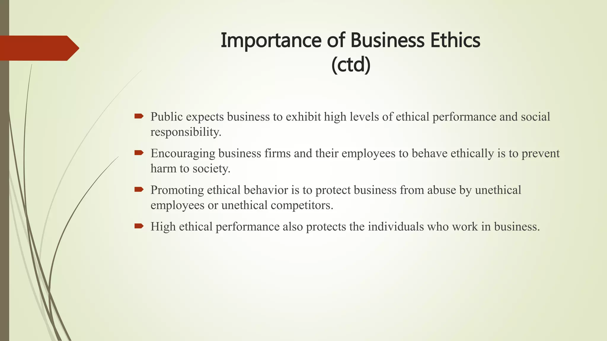 Business ethics(presentation) | PPTX