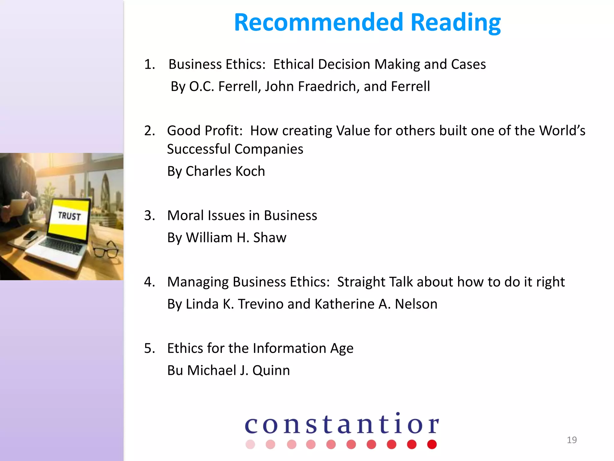 Business ethics presentation | PPTX
