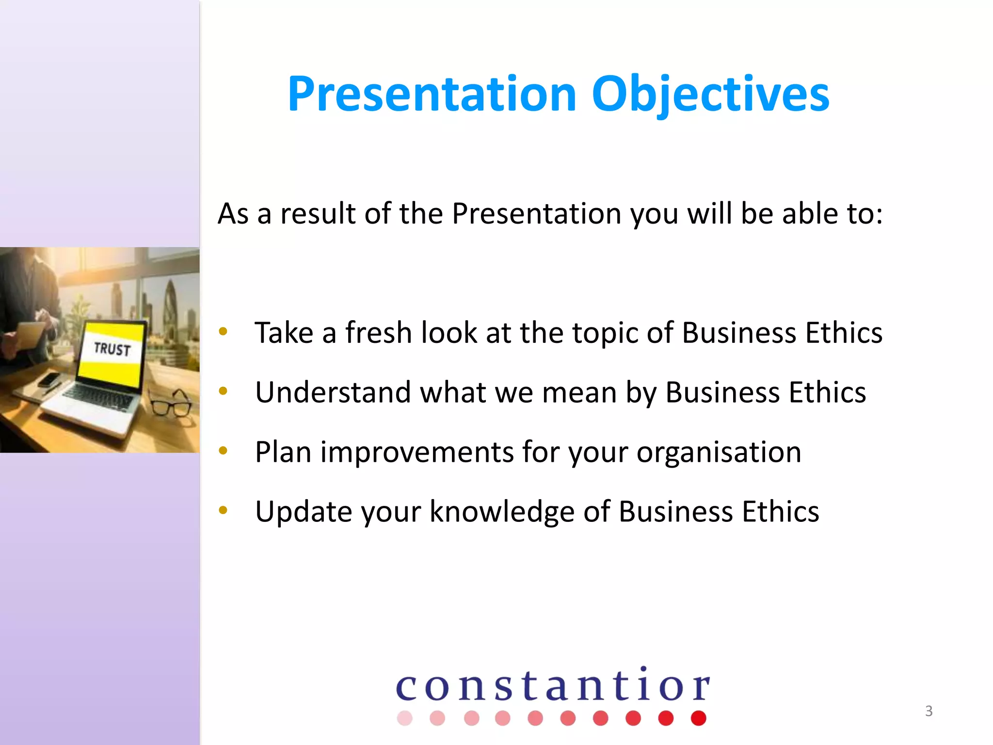 Business ethics presentation | PPTX
