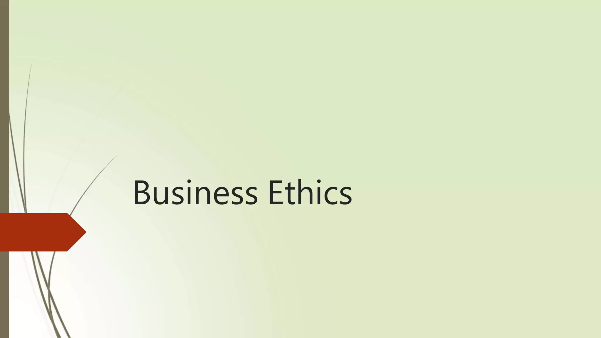 business ethics | PPTX