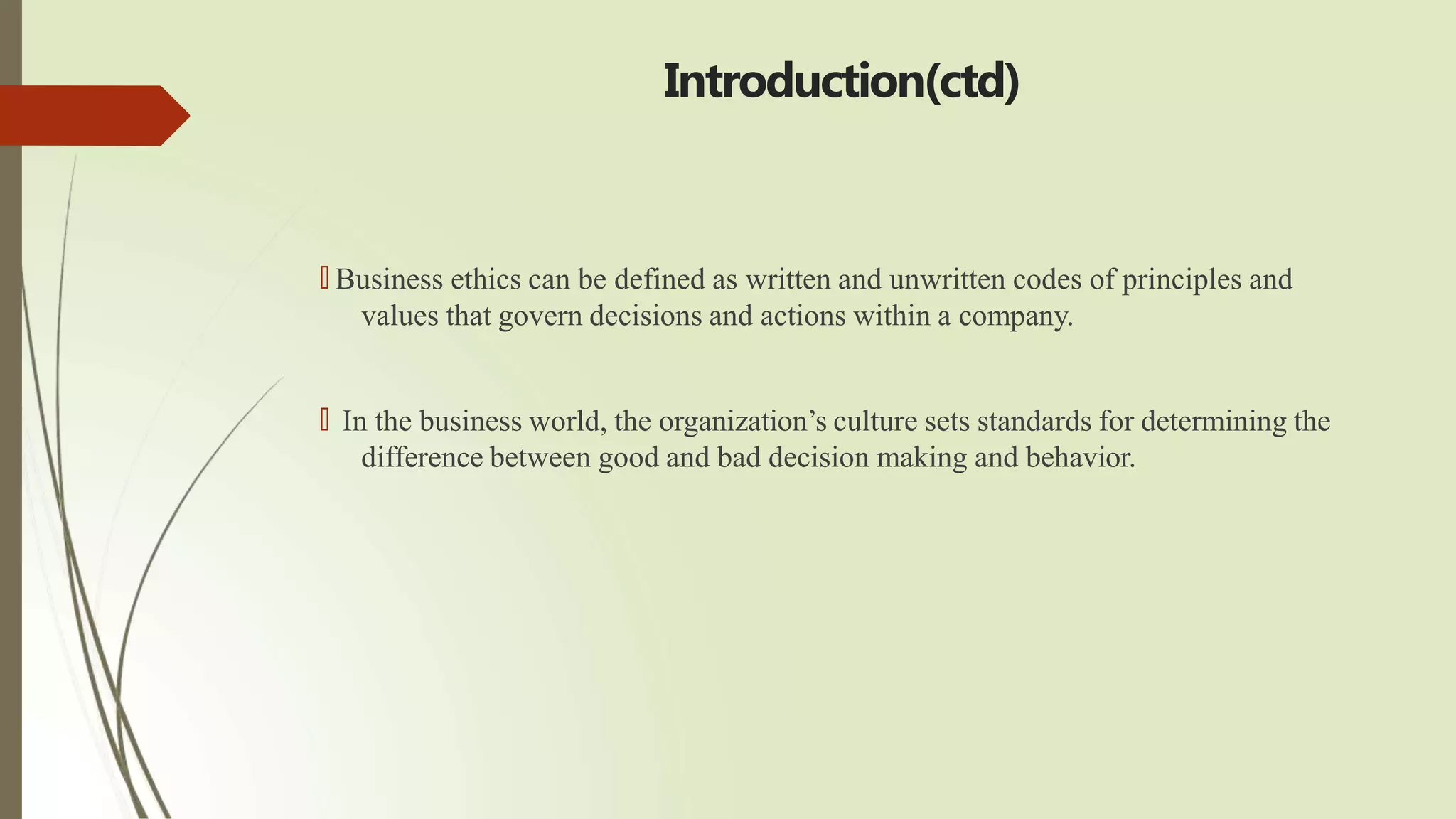 business ethics | PPTX