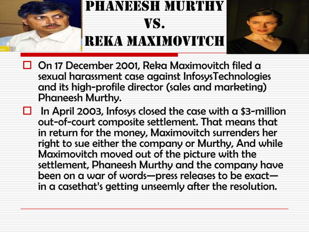 Phanees Murthy sexual harrasment case | PPT