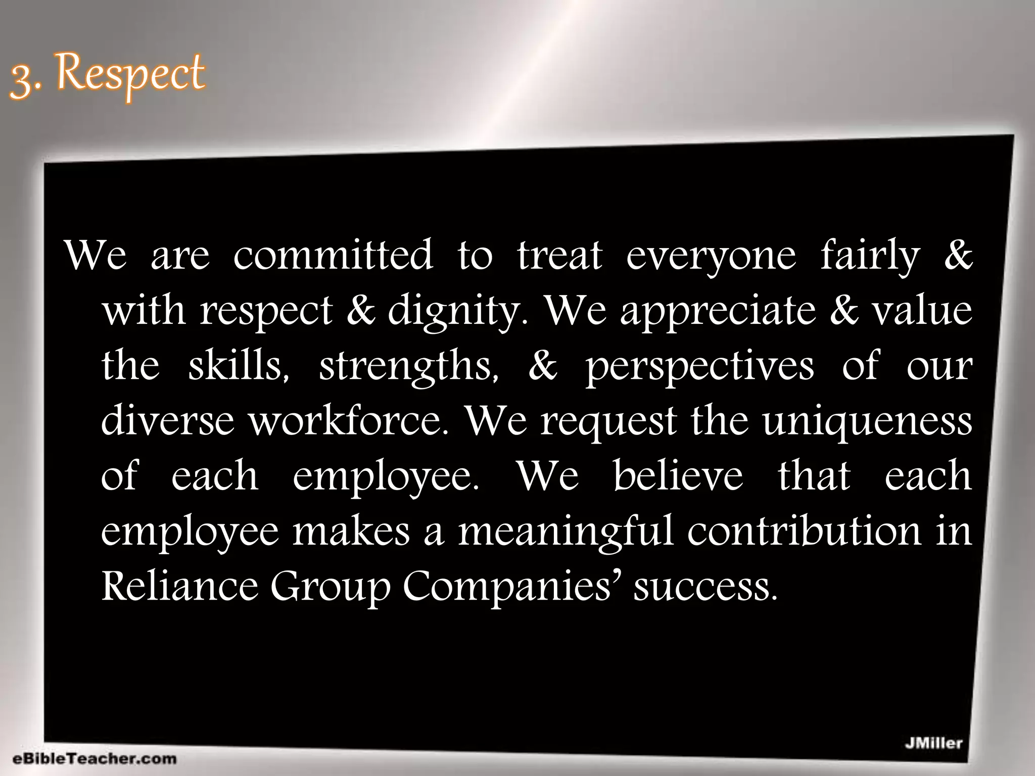 Business ethics of Reliance | PPTX