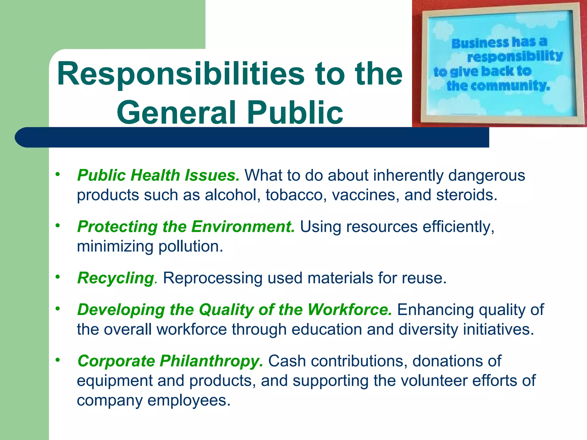 Business ethics & social resposibility | PPT