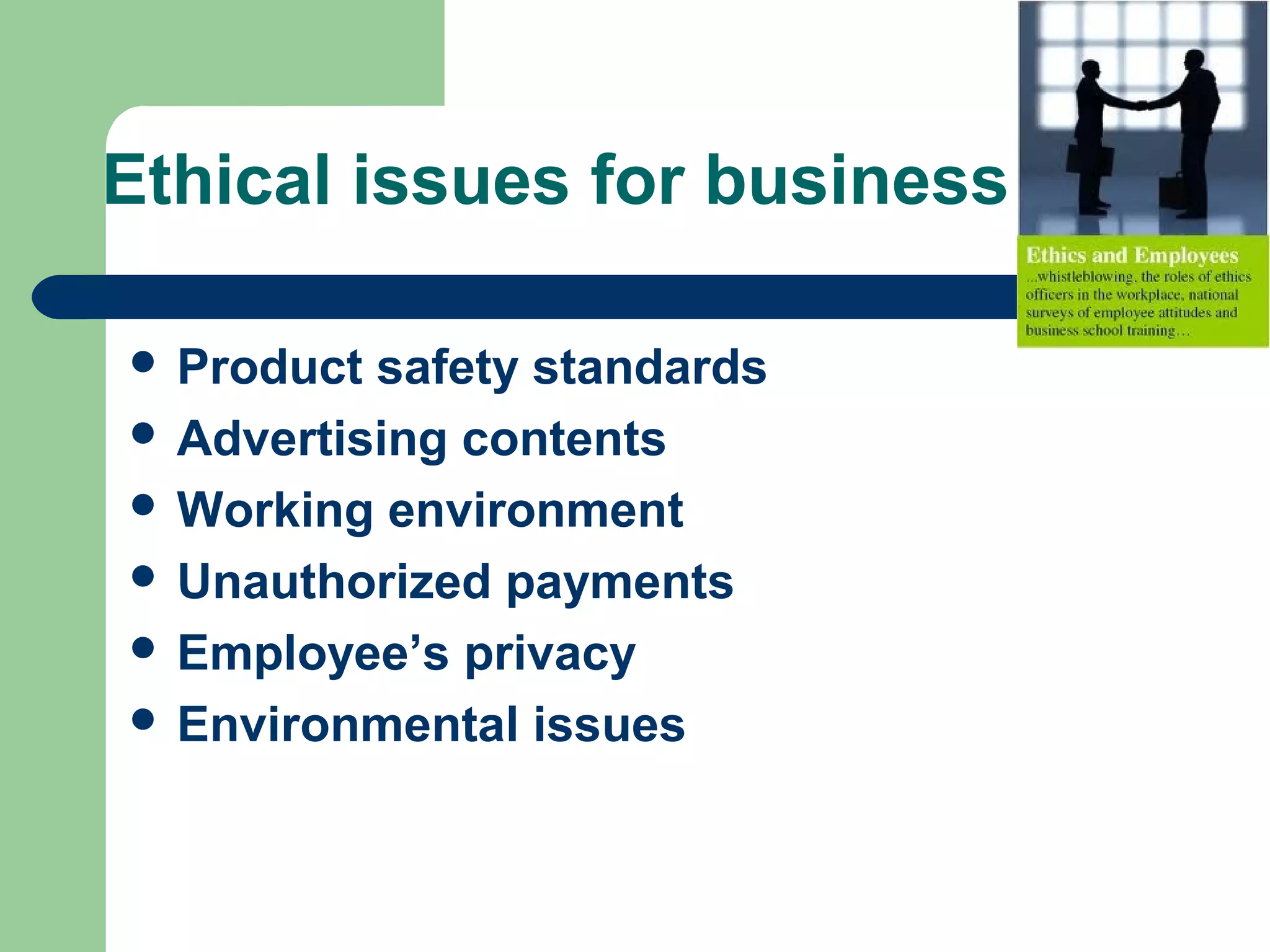 Business ethics & social resposibility | PPT