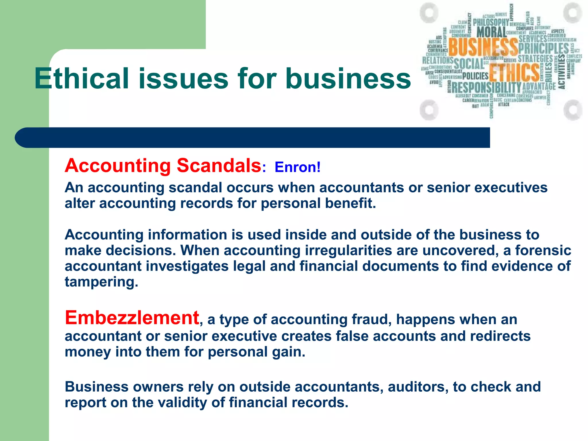 Business ethics & social resposibility | PPT