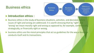 BUSINESS ETHICS UNIT -1.pptx