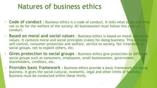 BUSINESS ETHICS UNIT -1.pptx